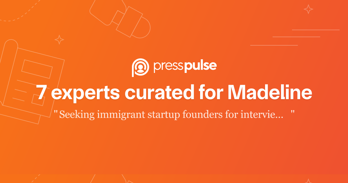 7 experts for Madeline Renbarger | PressPulse
